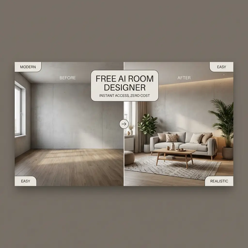 Free AI Room Designer Online - 3D Render | No Sign-up