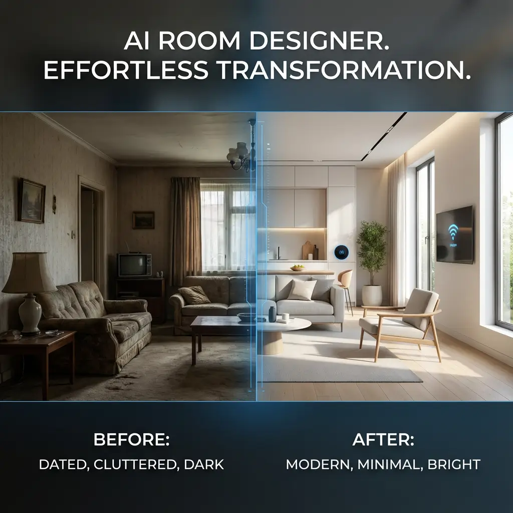 Free AI Room Designer Online - 3D Render | No Sign-up